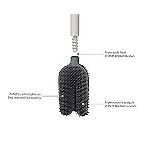 Joseph Joseph Flex 360 Advanced Toilet Brush with Matte Finish