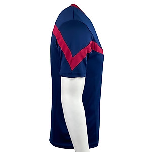 Icon Sports Youth Barcelona Training Jersey, Licensed Barcelona Soccer Shirt for Boys (XXX-Small (Youth Medium 7-9 Years)) Blue