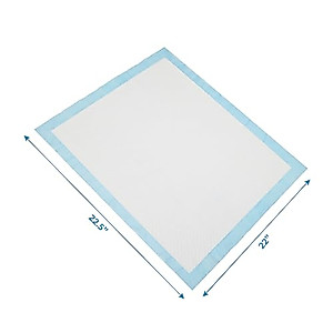 Best Pet Supplies Puppy Pads - Disposable, Dog Training Potty, Super Absorbent Baby Blue Puppy Pee Pads for Dogs (100 Count)