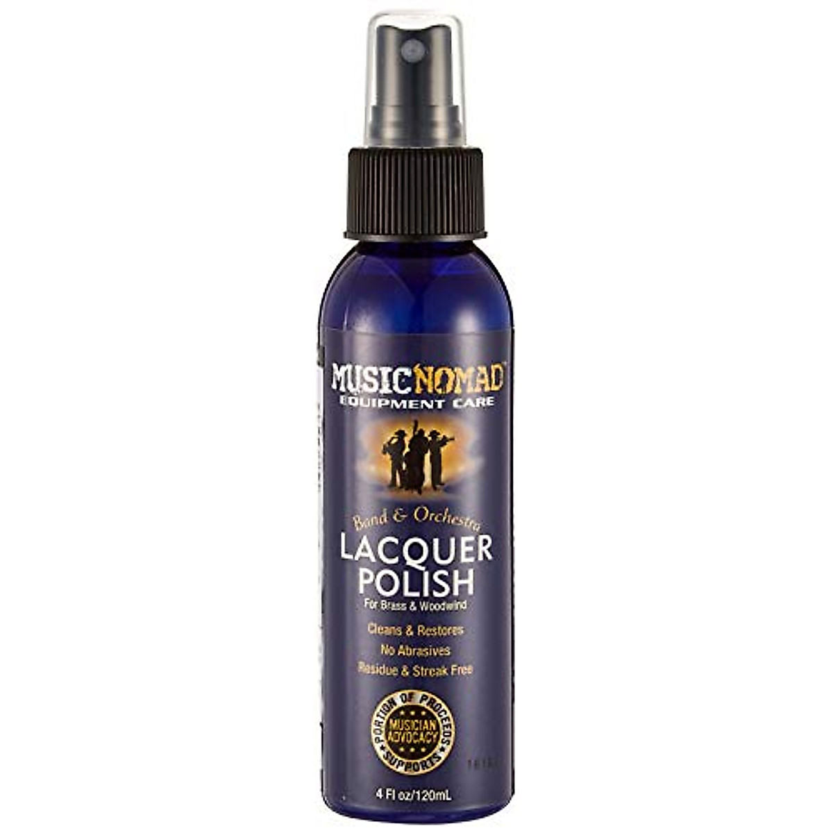 MusicNomad Lacquer Polish for Brass & Woodwind Instruments, 4 oz. (MN700)
