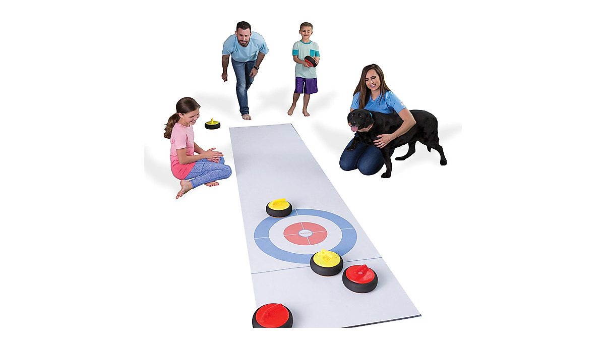 HearthSong Indoor Hovering Curling Set - Fun Family Game