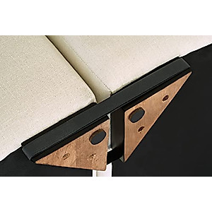 Couch Clamp PRO Non-Slip Sectional Connectors with Hook-and-Loop Cinch Clips for Sliding Sofas - Prevents Floor Scratches and Big Gaps in Your Couch with Easy Install No Tools Required (4 Pack)