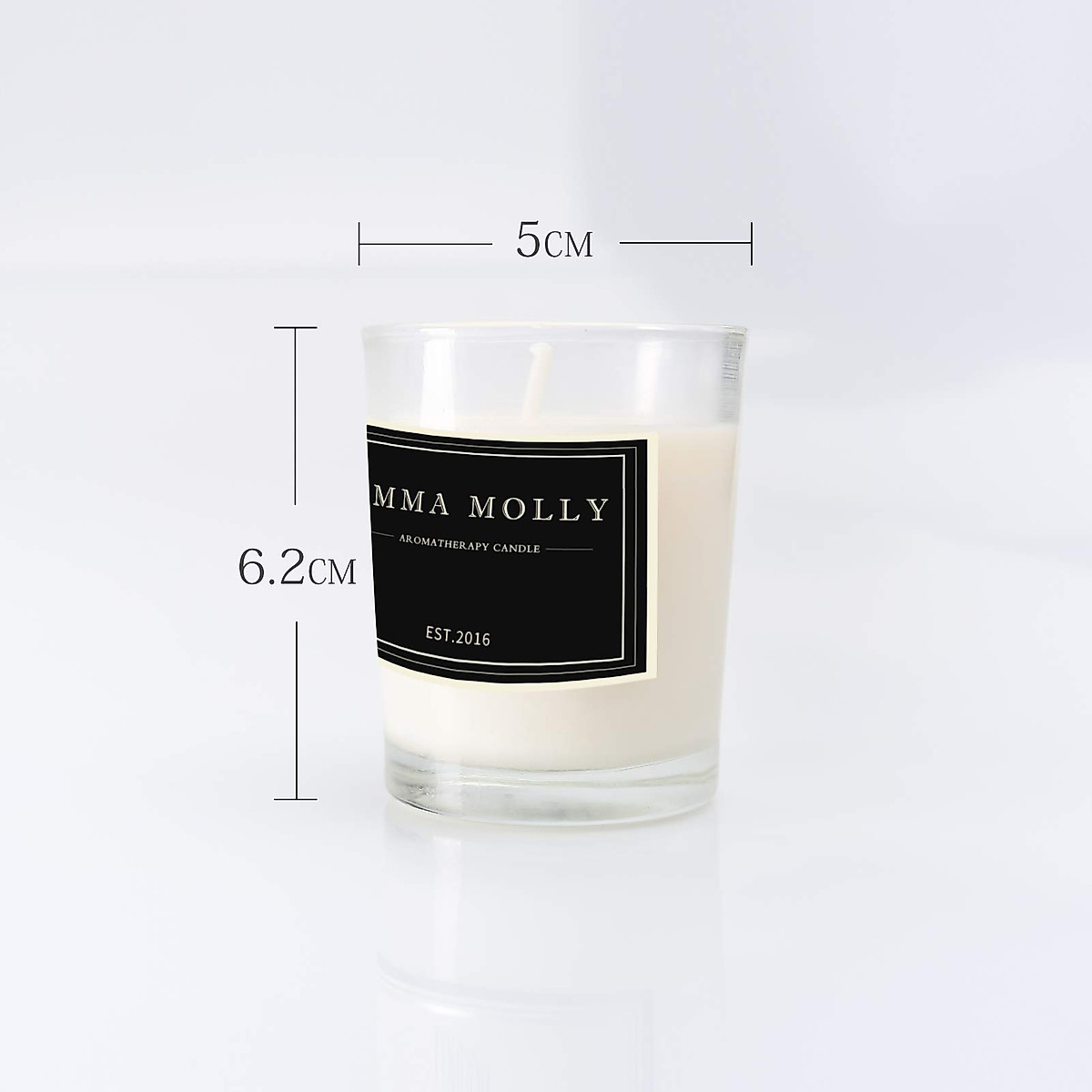 Scented Candles Gift Set White Tea + Jazz Coffee + Monet's Garden, 3 pcs Small Jar Aromatherapy Fragranced Candles, Assorted, 33 Hours Burning