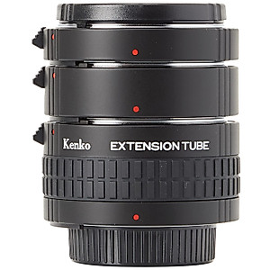 Kenko Extension Tube Set DG Nikon Spacer Ring Set – Black 36 mm