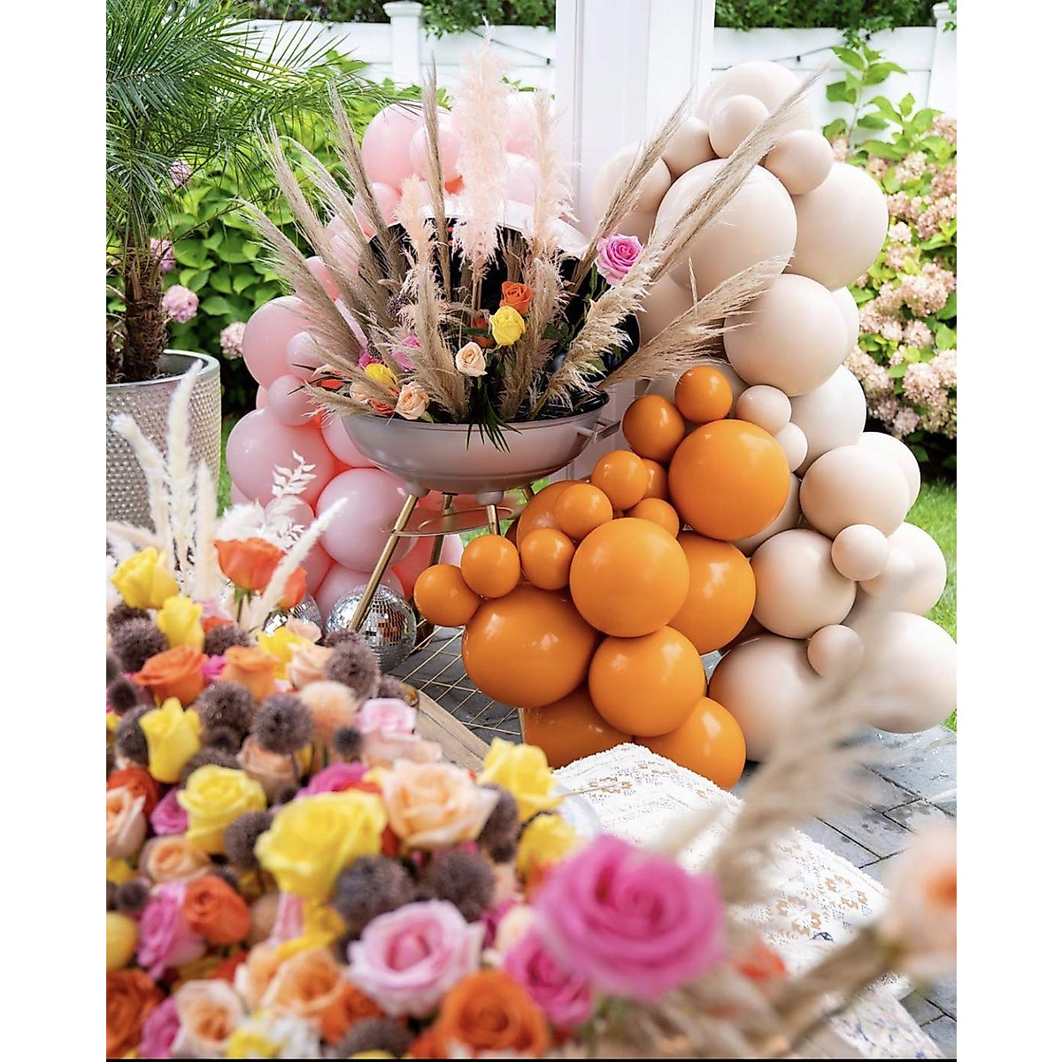 Harry Zone 72 pcs Orange Thick Latex 12" Balloons for Decoration