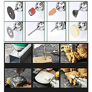 VOTOER 480W Rotary Tool Power Electric Die Multi-function Grinder Carver Set, 6 Step Variable Speed Adjustment, 30000RPM