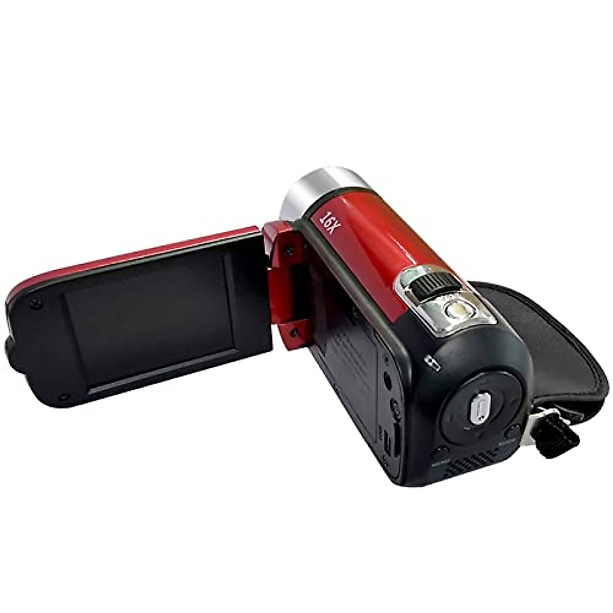 Onlyliua Ultra HD Digital Video Camera, 2.7" TFT-LCD 270 ° Reversible Screen, 16 Times Digital Zoom, Electronic Anti-Shaking, Built-in Mic and Speaker, Gift for Boys and Girls