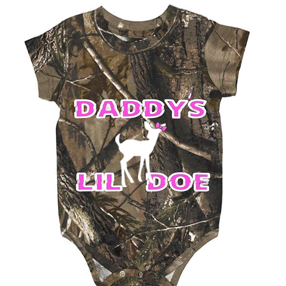Southern Designs Camo Daddy's Lil Doe Onesie Baby Clothing (6 Month)