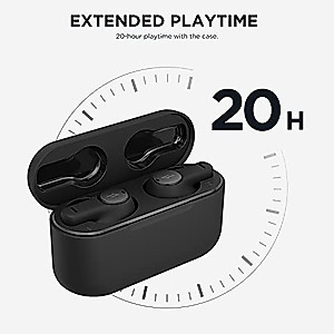 1MORE PistonBuds Bluetooth Headphone 5.0 with 4 Built-in Mics ENC for Clear Call, True Wireless Earbuds,IPX4, 20H Playtime, HiFi Stereo in-Ear Deep Bass Headset