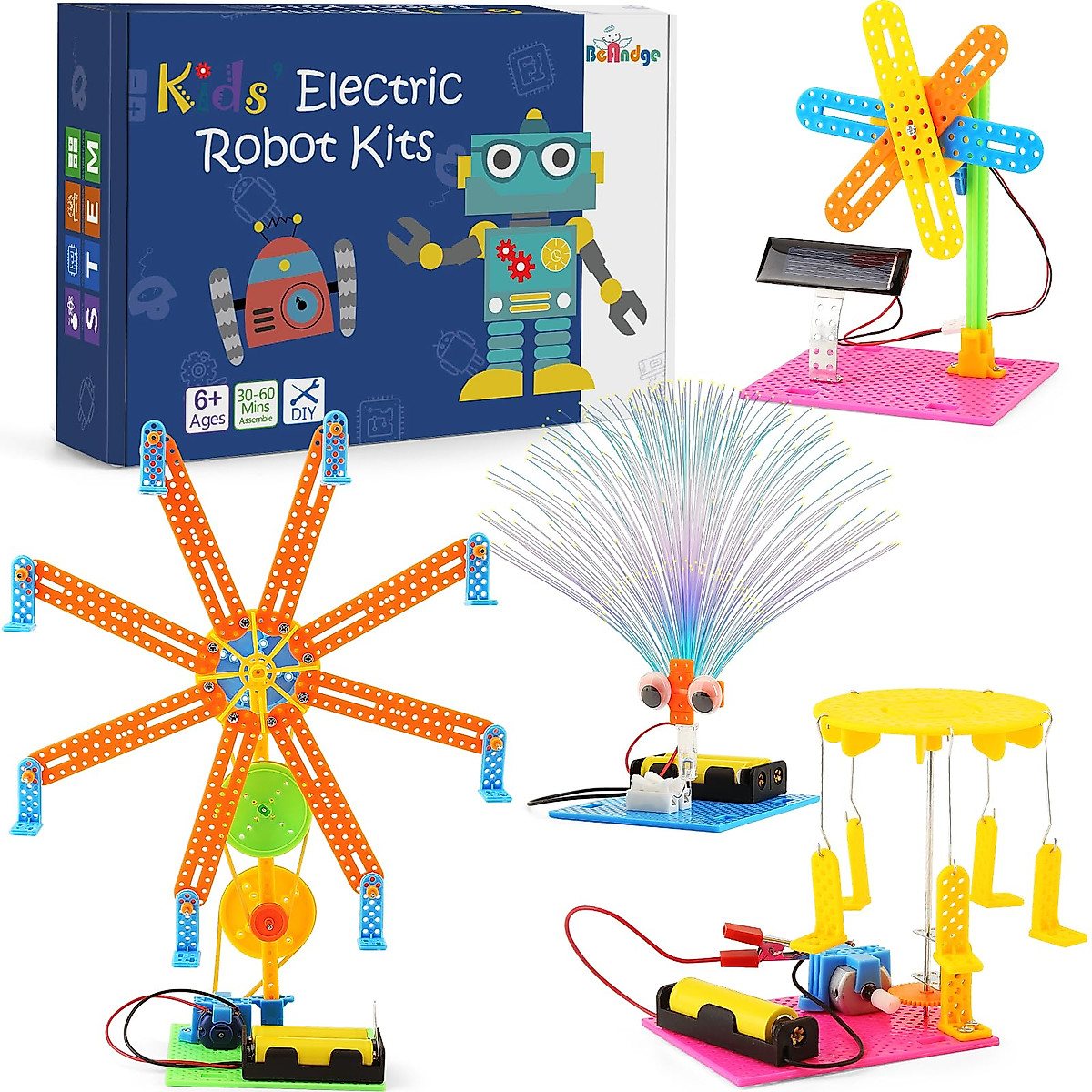 10 Set STEM Robot Kit for Kids 8-12, Boys Crafts for Girls Age 6-8, Science Kits for 8-10 Year Old