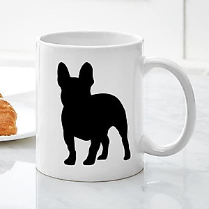 CafePress French Bulldog Silhouette Ceramic Coffee Mug, Tea Cup 11 oz