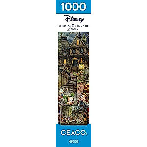 Ceaco - Thomas Kinkade - Disney - Mickey and Minnie Halloween Fun - 1000 Piece Jigsaw Puzzle