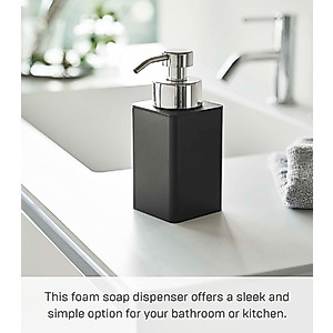 Yamazaki Home Foam Soap Plastic | Dispenser, One Size, Black