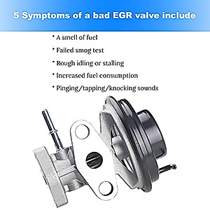 JDMON Compatible with EGR Exhaust Gas Recirculation Valve Toyota Camry 1997-2001, Solara 99-01, RAV4 1998 1999 2000,4-Cylinder Engine & Automatic Transmission Models Replaces 25620-74330