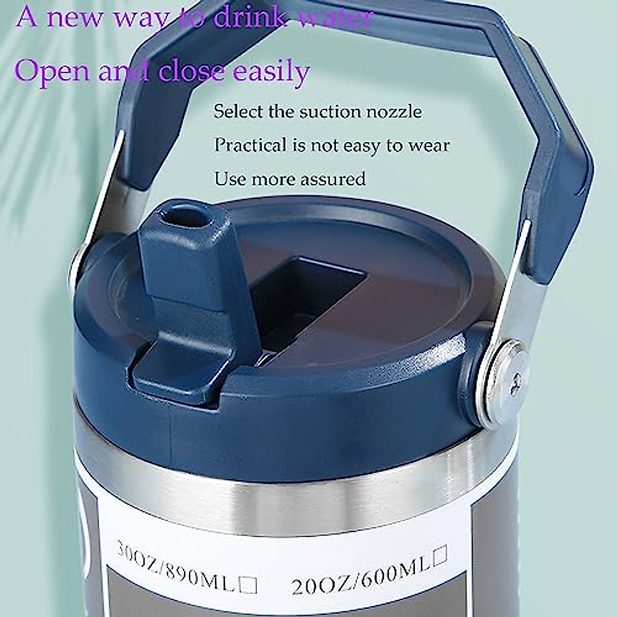 westlion IceFlow Stainless Steel Tumbler with Straw-Vacuum Insulated Water Bottle for Home, Office or Car - Reusable Cup with Straw Leakproof Flip Cold for 12 Hours or Iced for2Days(wq-black 20oz)
