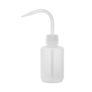 EISCO Wash Bottle, 125ml - Low Density Polyethylene - Translucent, Unbreakable - Screw Cap with Sturdy Delivery Tube, Leak-Proof Dispensing of Liquids Labs