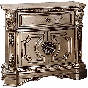 ACME Nightstand, Antique Champagne