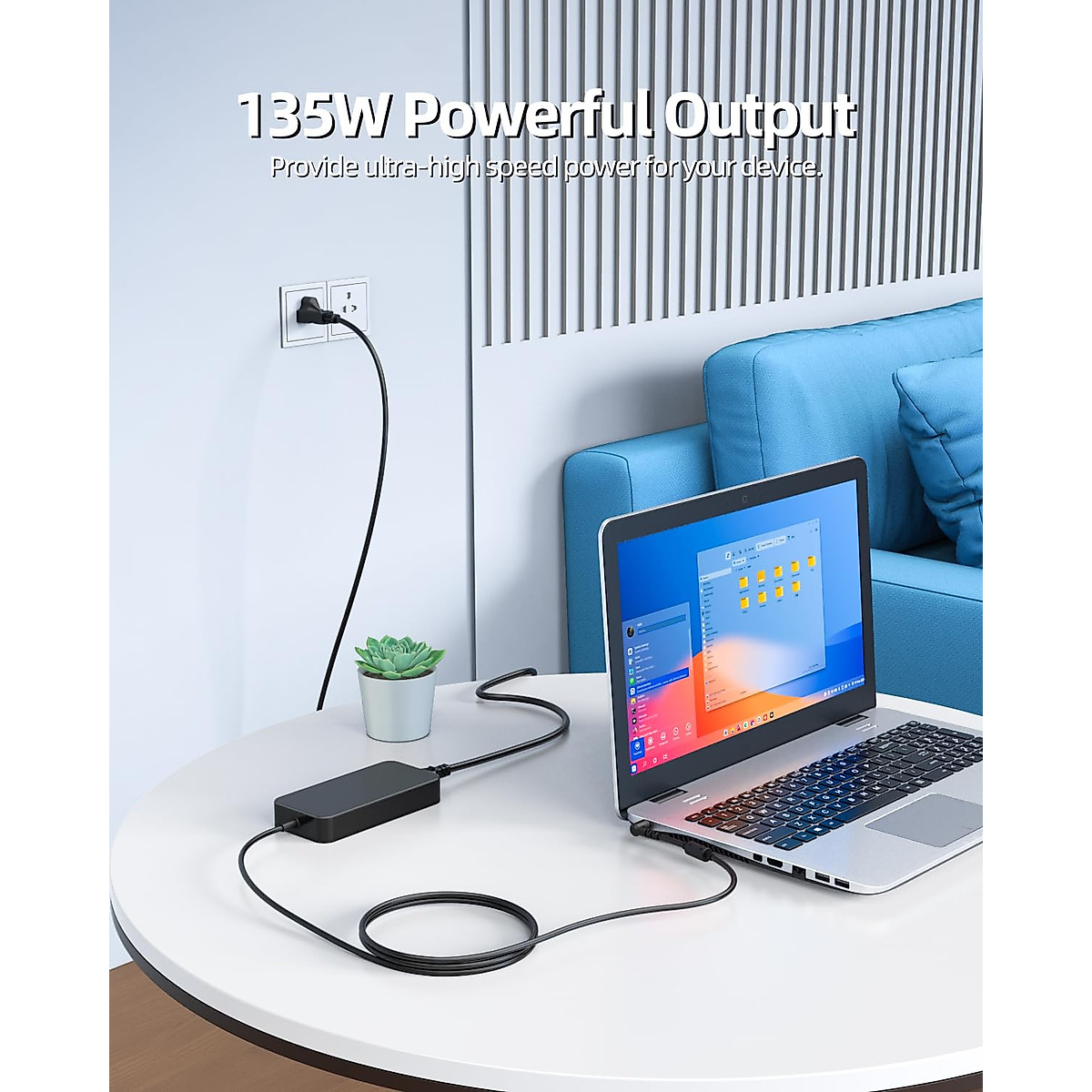 135W Charger Fit for Acer-Nitro 5 Gaming Laptop - (Compatible with N18C3 AN517-51 AN515-51 52 53 54 55 57 45 N18C4 Series)