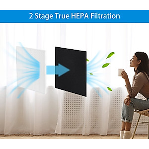 Replacement Filter for Winix D480, D480 Replacement Filter D4, 1 Pack D480 Filter D4+3 Pack Activated Carbon Filters, Part Number 1712-0100-00