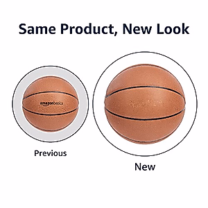 Amazon Basics PU Composite Basketball, Official, 29.5", Brown