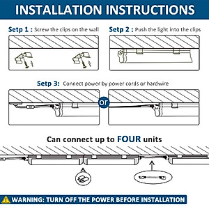 JESLED 10-Pack 8FT LED Shop Light Fixture, 90W 12000LM 6500K LED Tube Lights T8 Integrated, Linkable, Plug and Play, High Output, D Shape 3 Rows 300 Degree Lighting for Garage, Workshop