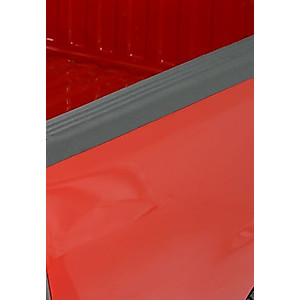 Wade 72-00421 Truck Bed Rail Caps Black Ribbed Finish without Stake Holes for 1997-2004 Dodge Dakota Standard Cab Extended Cab (Set of 2)