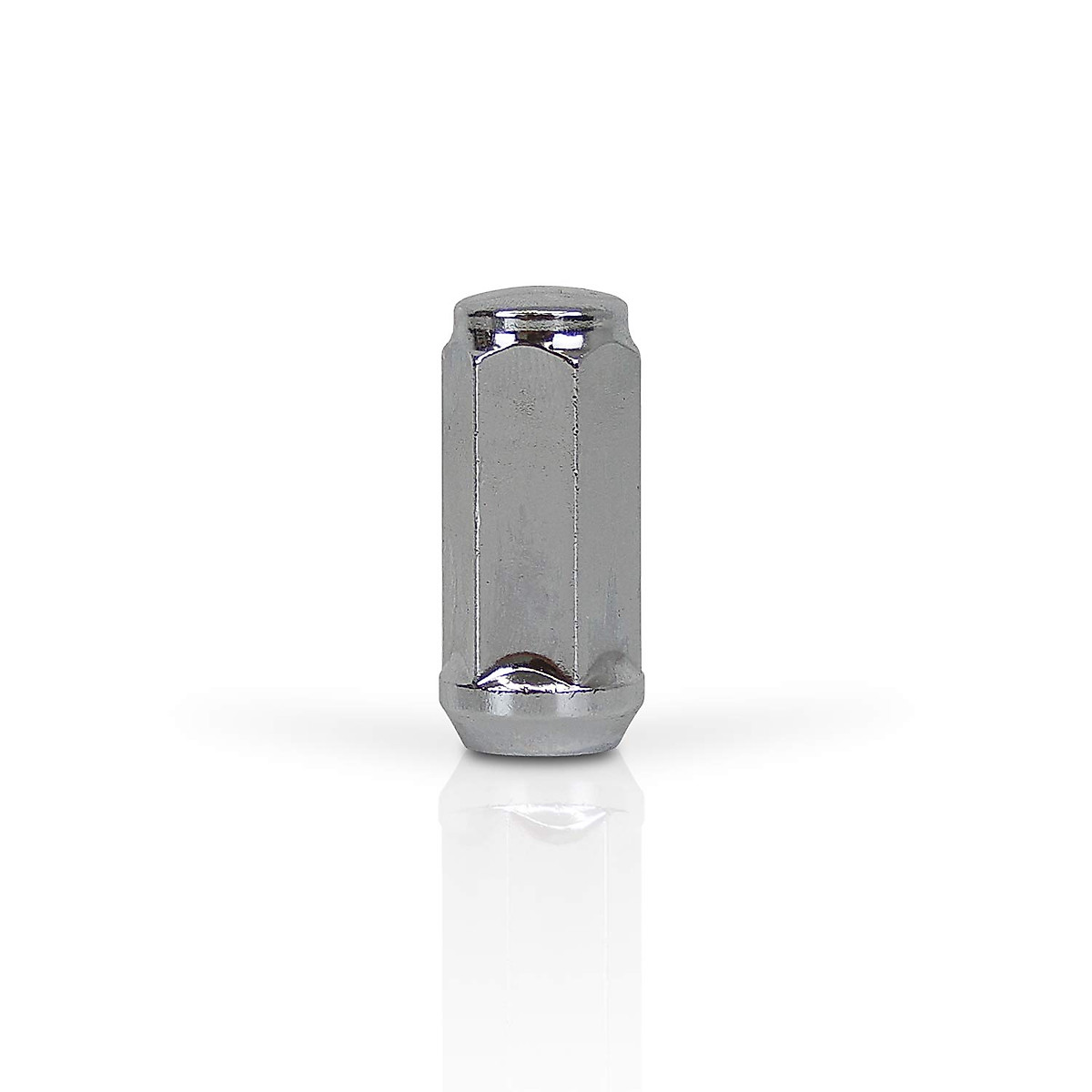 TC Sportline WH-LN12UN190BK24, 24 pcs Black Bulge Acorn Wheel Lug Nuts 1/2-20 Closed End 1.9" XL Tall 3/4" Hex