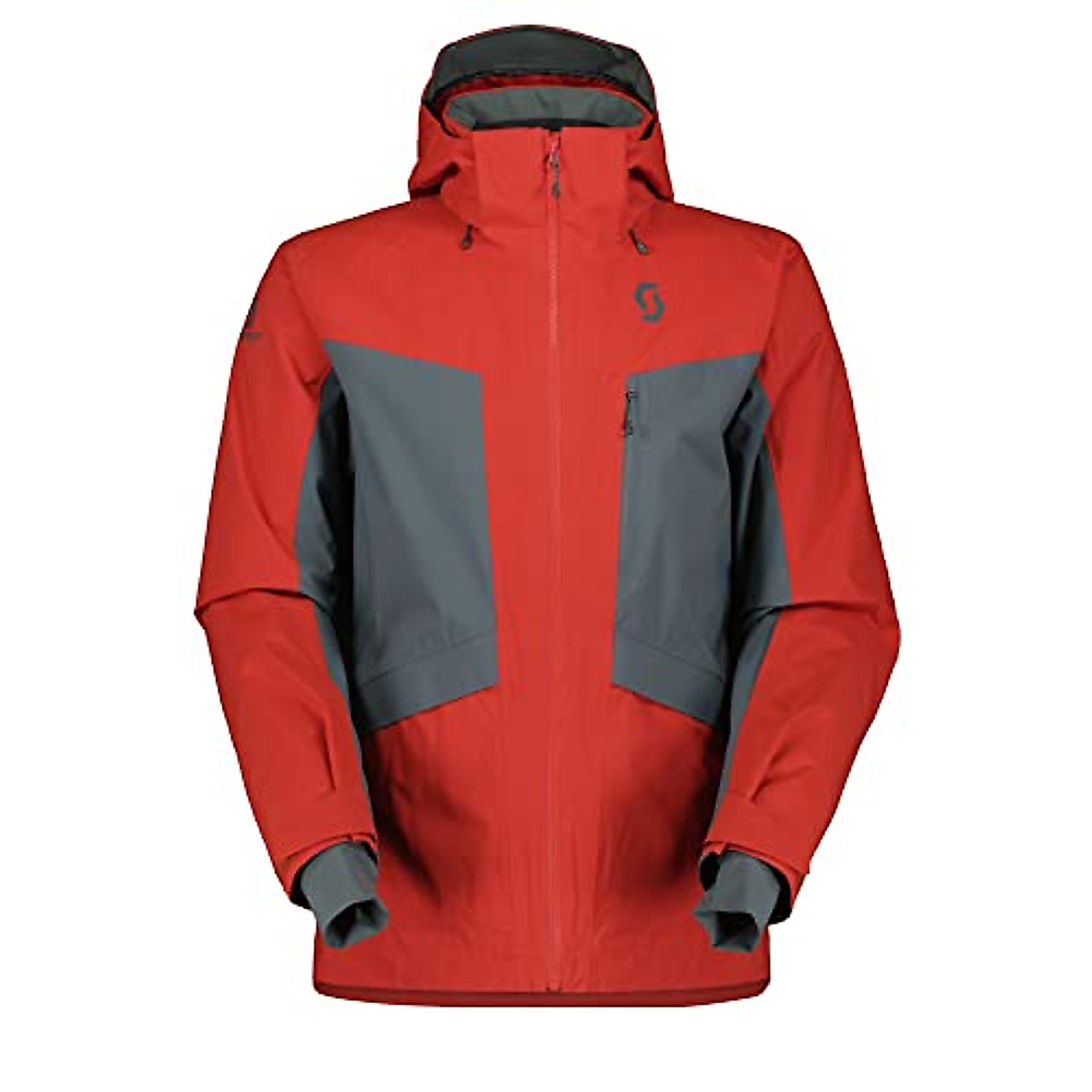 SCOTT Ultimate DRX Snow Jacket (Magma Red/Grey Green, Large) 2022/23