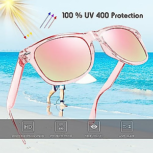 Pibupibu 10 Pack Neon Party Sunglasses Bulk, Wholesale Retro 80s Clear Colorful Mirrrored Lens Sunglasses Party Favors