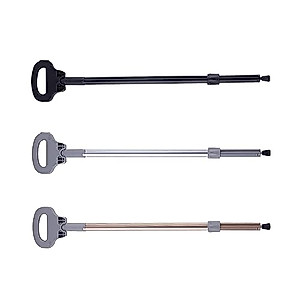 Trekking Poles Ultralight Aluminum Telescopic Stool Folding Cane Chair for Mountaineering (Color : Aureate)