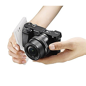 Sony A6000 Interchangeable Lens Digital Camera with SELP1650 Lens Kit - Black (24.3MP)