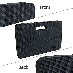 qqpp EVA Foam Kneeling Pad Extra Thick for Gardening Yoga Work Out Exercise Bathing Baby Garden Kneeler Mat. Black. QQKP-Dx1N