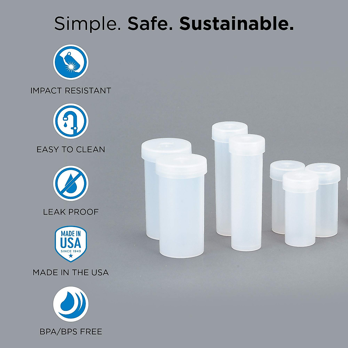 Nalgene Vials Snap Cap Vials (2- Inch)