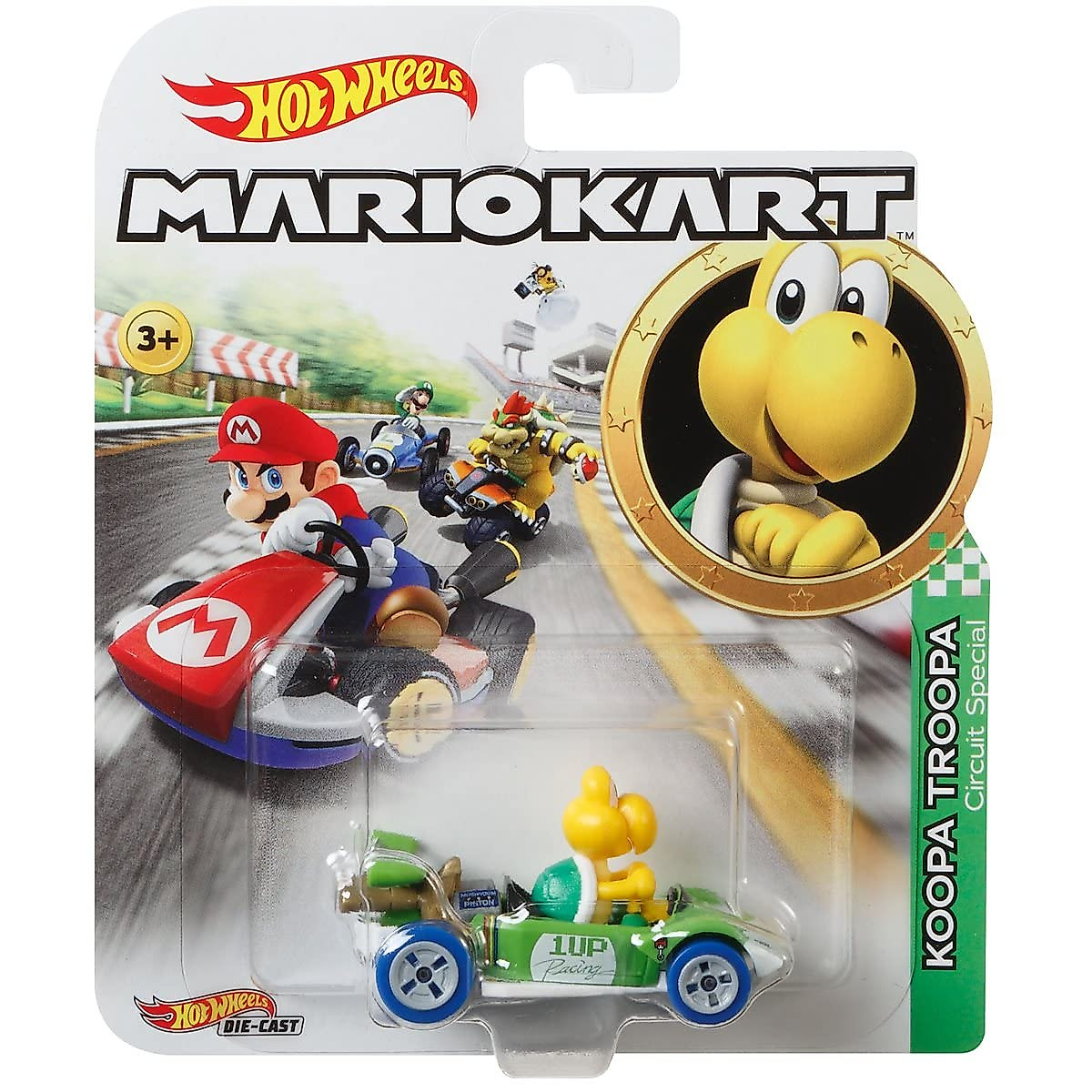 Hot Wheels Mario Kart 7 Car Set Bundle, Die Cast, 1:64 Scale