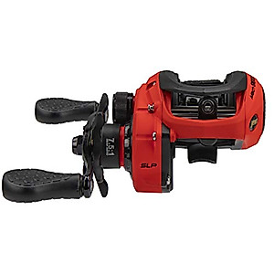 Lew's Mach Smash SLP 7.5:1 Right Hand Baitcast Reel, Red