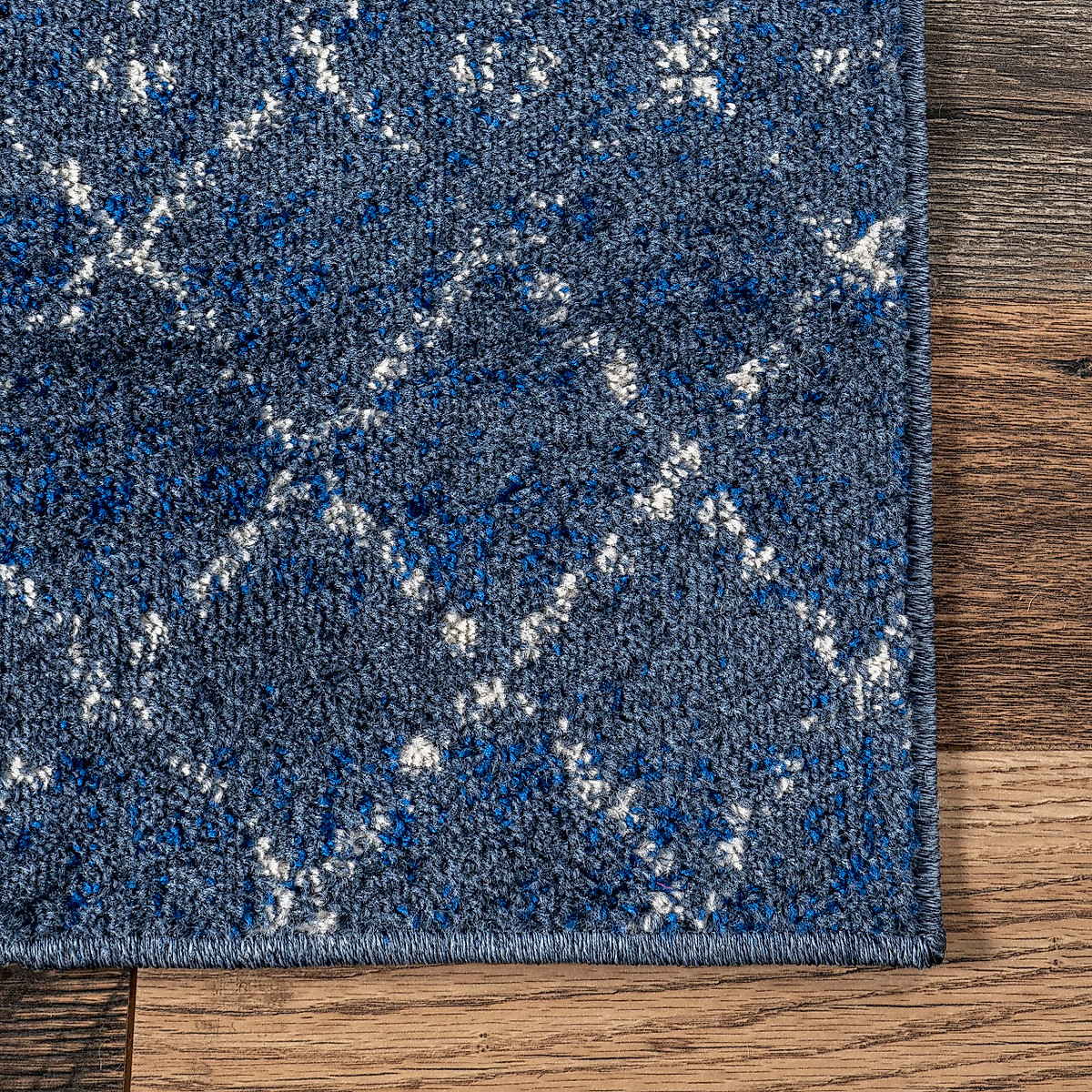 nuLOOM 2x3 Moroccan Blythe Area Rug, Dark Blue, Faded Bohemian Design, Stain Resistant, For Bedroom, Dining Room, Living Room, Hallway, Office, Kitchen, Entryway