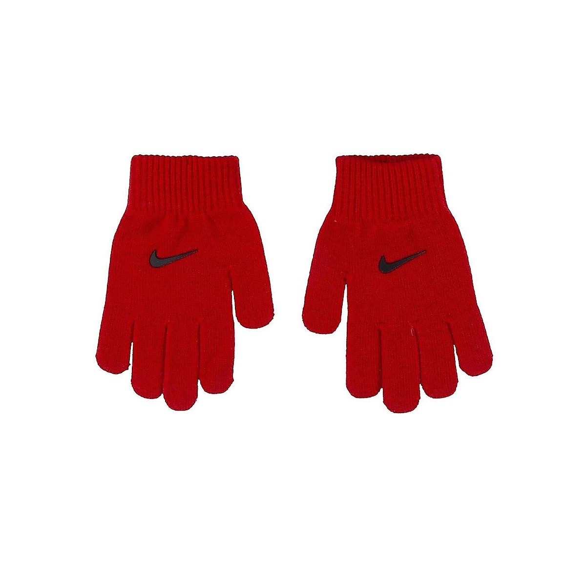 Nike Big Kids' Elite Beanie and Gloves Set (One Size, University Red/Black)