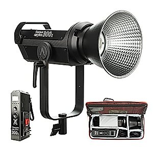 Aputure LS 300X Bi-Color 2700K-6500K Tunable Point-Source LED Bowens Mount V-Mount Plante Sidus Link,2.4G,100m Wireless Remote Control for Video Recording, Children Photography, Outdoor Shooting