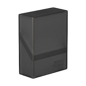 Ultimate Guard Boulder 40+, Deck Case for 40 Double-Sleeved TCG Cards, Onyx, Secure & Durable Storage for Trading Card Games, Soft-Touch Finish