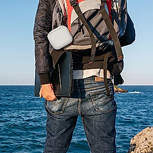 Earbud Case Compatible with Bose QuietComfort Earbuds II/for AirPods, Wireless, Bluetooth, Noise Cancelling in-Ear Headphones Cover Holder Storage Fits for USB Cable, Earplugs (Box Only) (White)