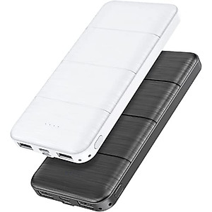 Portable-Charger-Power-Bank - 2 Pcs 15000mAh Dual USB Power Bank Output 5V3.1A Fast Charging Portable Charger Compatible with Smartphones and All USB Devices