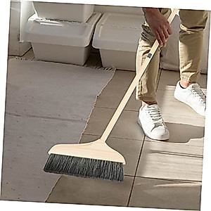 Healeved Wooden Long Handle Broom Sofa Sweeping Broom Liquids Broom Rv Broom House Broom Heavy Duty Broom Floor Sweeping Broom Lawn Concrete Broom Telescoping Broom Dust Brooms Bristle Hair