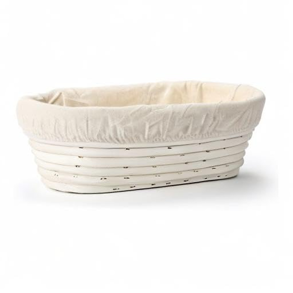 Saint Germain Bakery Premium Round Bread Banneton Basket with Liner - Perfect Brotform Proofing Basket for Making Beautiful Bread - Ultimate Bread Bundle (9 in. Round/10 in. Oval)