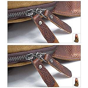 Lmagice Men's Sling Backpack Waxed Canvas Crossbody Bag Casual Daypacks, One Size