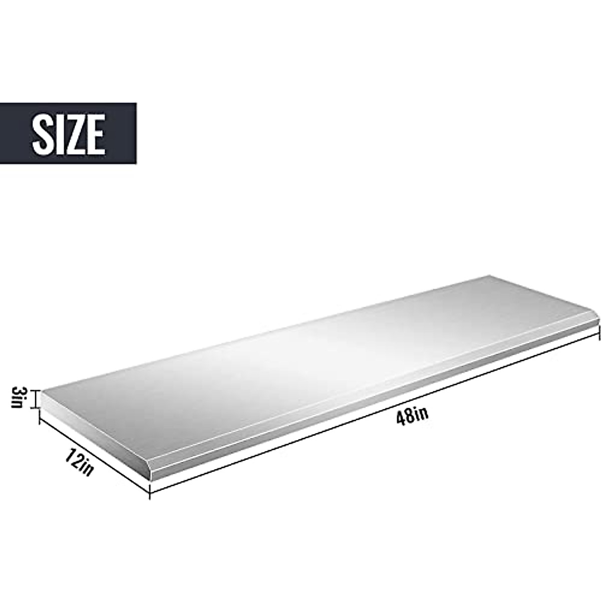 Concession Window, Aluminum Alloy Food Truck Service Window & Awning Door & Drag Hook, Serving Window for Food Trucks Concession Trailers,48" X 12"Shelf