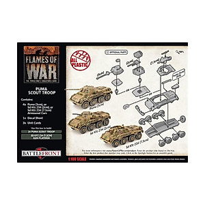 Flames of War: Late War: German: Puma Scout Troop (GBX172)