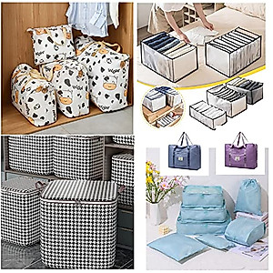 Lanhui 1 PC Clothes Storage Bag Wardrobe Sorting Storage Box, Storage Bins for Clothes, Closet Organizers and Storage Containers
