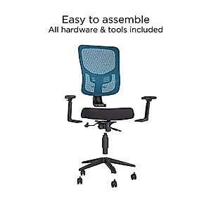 STAPLES 2258153 Kroy Mesh Task Chair Blue (50232)