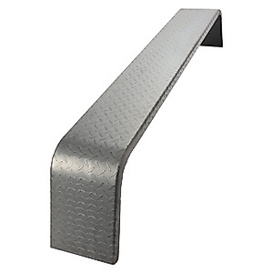 JMTAAT Heavy Duty Unpainted Steel Diamond Fenders Tread Plate Tandem Axle Trailer 10-1/4"x72-7/8"x13" | (2 Fenders)