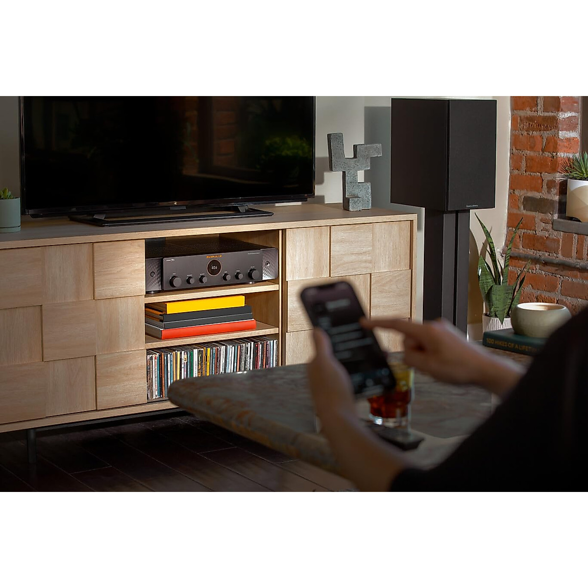 Marantz STEREO 70s 2-Ch AV Receiver (75W X 2) - 4K/120 and 8K Compact Home Theater Receiver, Class A/B Amplification, Supports Spotify Connect, Airplay 2, Bluetooth, & More via Wi-Fi & HEOS Multi-Room